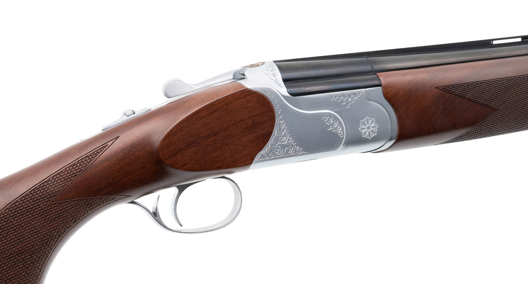 Двуствольное ружье HUGLU 103DE Silver 12х76 L-760, O/U, 1С, эжектор ...