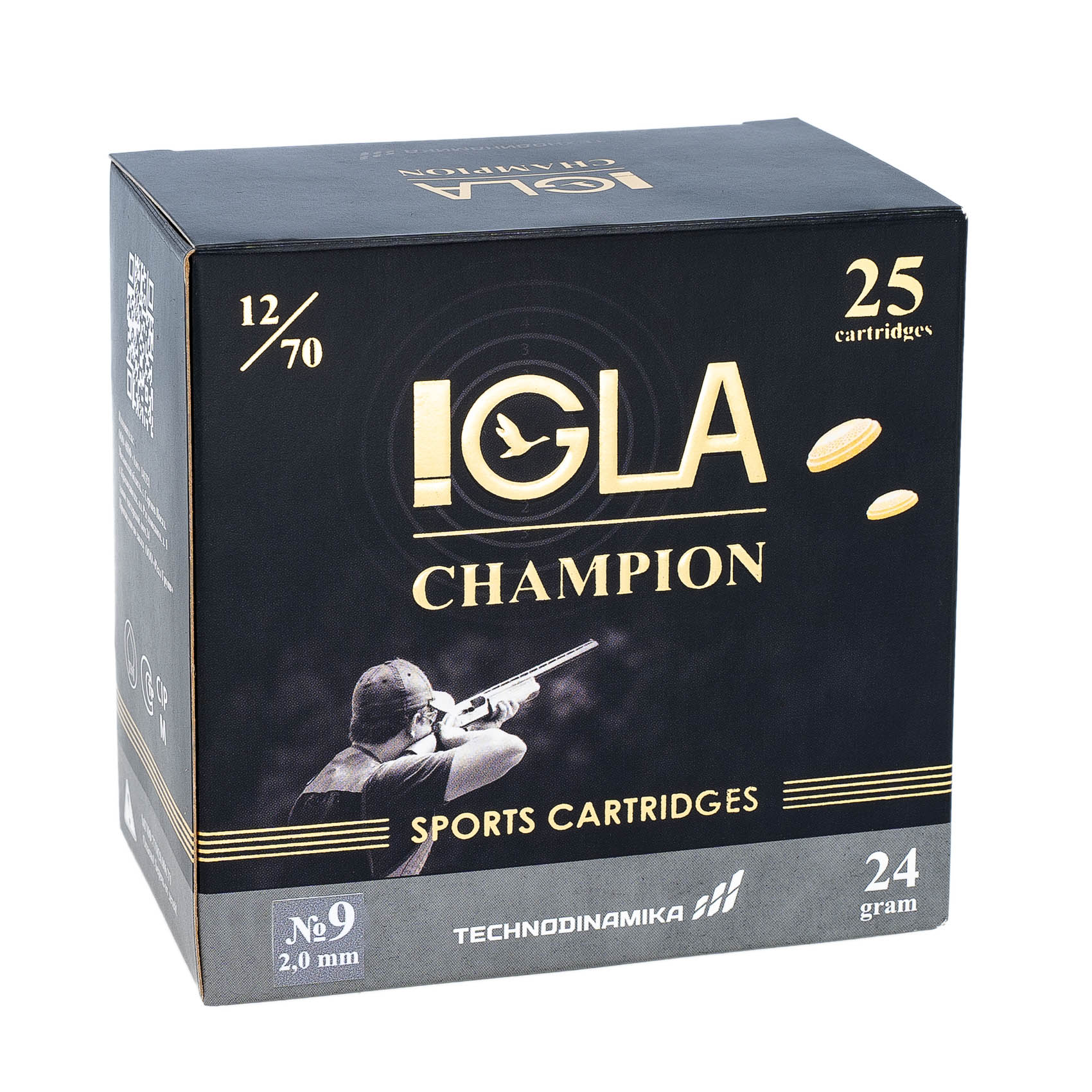 12/70 №9 24 гр. "IGLA-CHAMPION" спортивный патрон ** - цена 61 руб. в интернет-магазине в Москве
