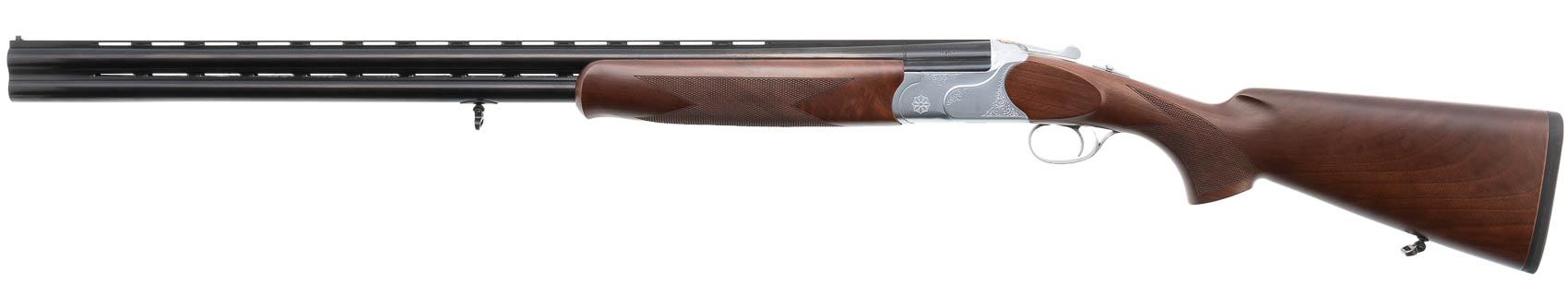 Двуствольное ружье HUGLU 103DE Silver 12х76 L-760, O/U, 1С, эжектор ...