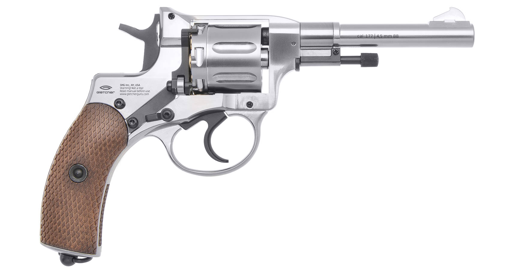 Gletcher NGT F Silver револьвер пневматический - цена 14 360 руб. в ...